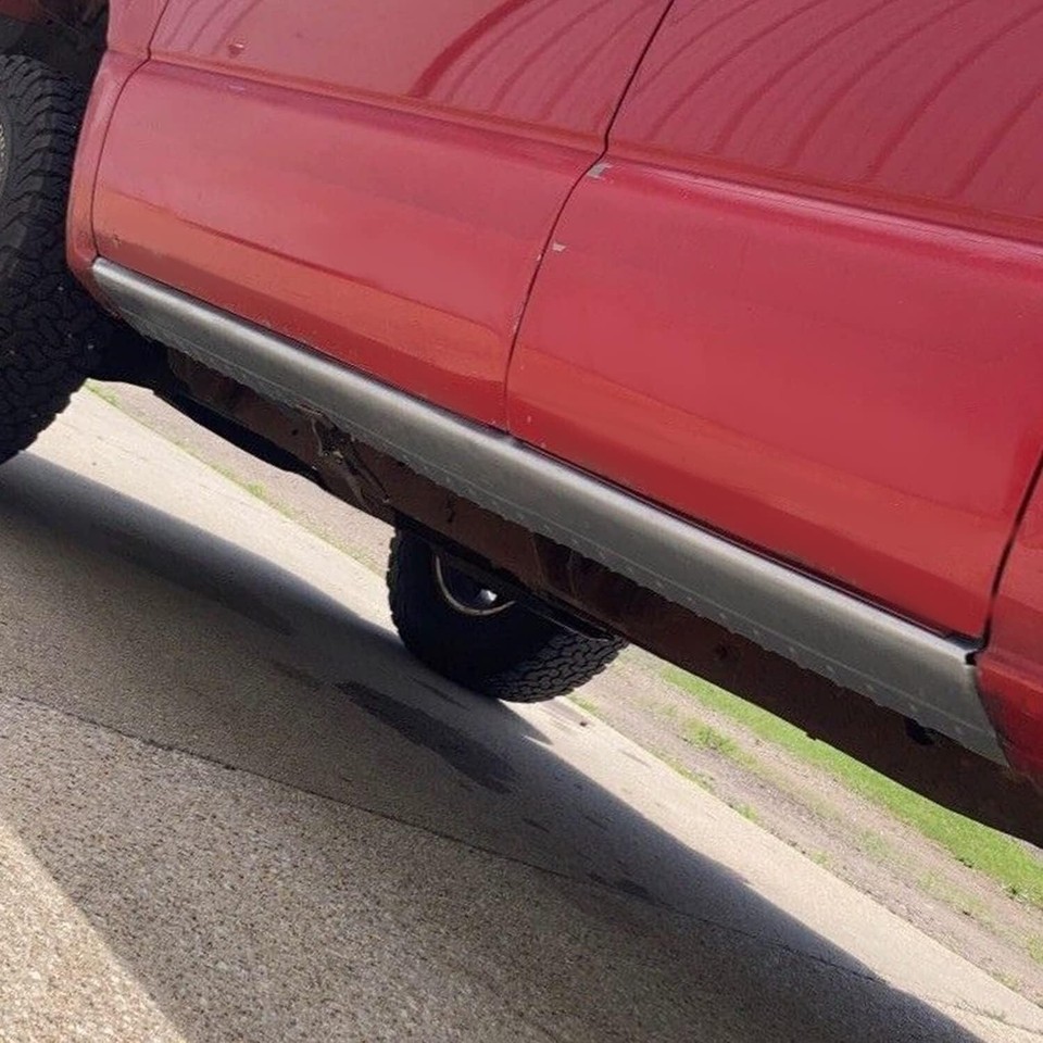 Extended Cab Lower Slip-On Rocker Panels Compatible with 1999-2007 ...
