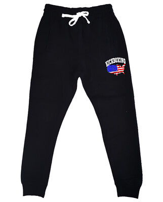 Men's Chest Kickboxing US Map Jogger pants sweatpants Fitted MMA Boxing ...