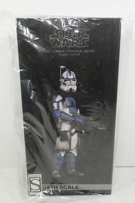 Sideshow 1/6 Scale Star Wars TCW Arc Clone Trooper Echo Phase 2 Armor Exclusive | eBay