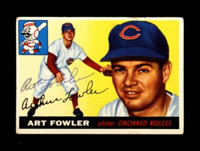 1955 TOPPS ART FOWLER #3 REDS SIGNED AUTOGRAPH | eBay