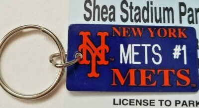 NEW YORK METS KEYCHAIN FROM SHEA STADIUM~2008 BASEBALL ENTHUSIAST GIFT ...