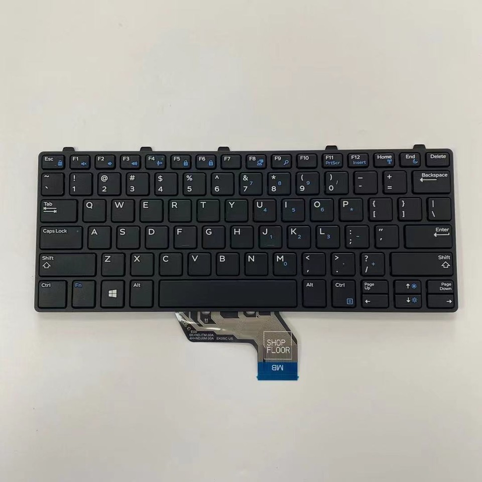 New For Dell Latitude 3180 3189 3190 Non-Backlit Laptop US Keyboard ...