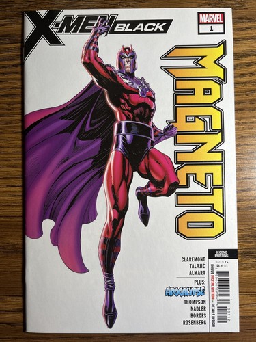 X-MEN BLACK MAGNETO 1 NM J SCOTT CAMPBELL 2ND PRINT VARIANT MARVEL ...