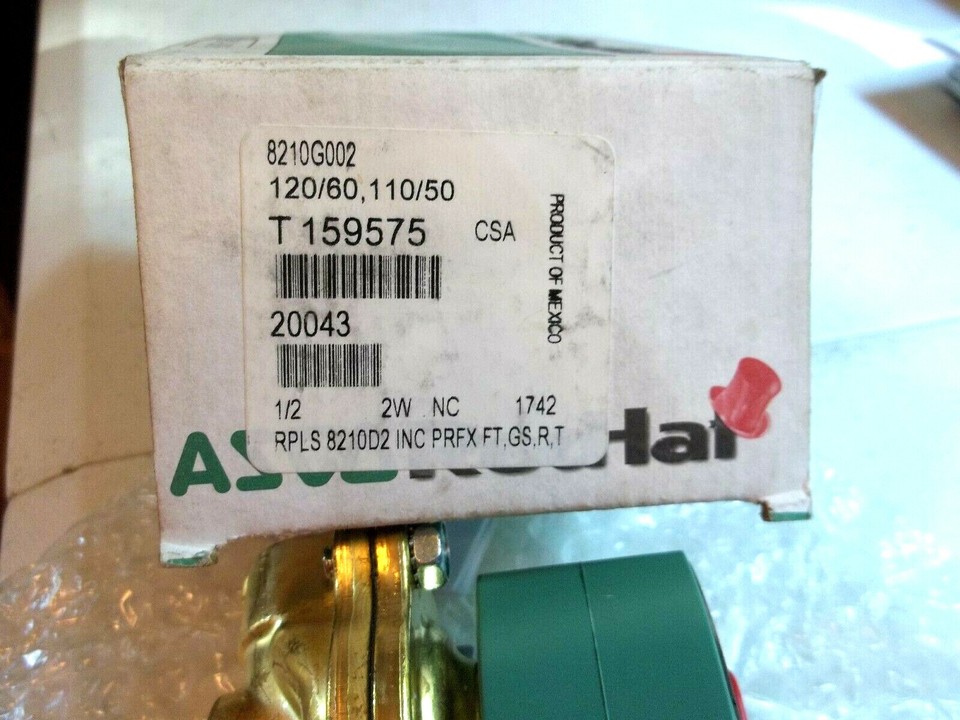 Asco Red-hat Valves T 159575 Automatic Switch 20043 Red Hat | eBay