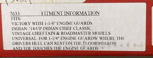 NEW GENUINE KURYAKYN 7633 Black Toe Rest Cruise Pegs | eBay