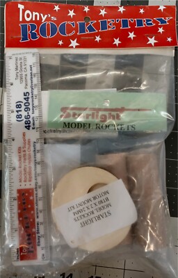 Vintage Tony's Rocketry - Starlight 2x2 24mm Motor Mount BT-80 Flying ...