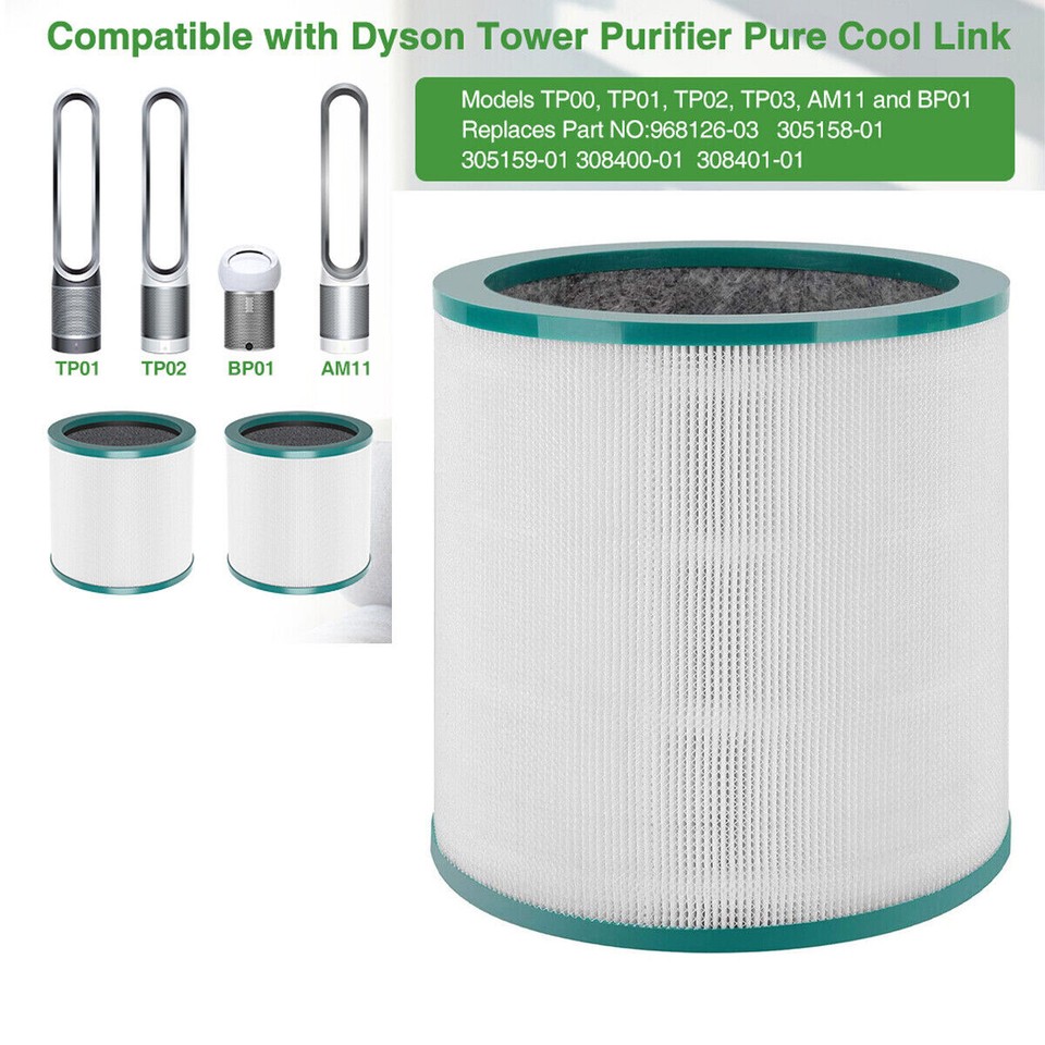 Hepa Filter For Dyson TP01 TP02 TP03 BP01 Pure Cool Link Tower Air ...