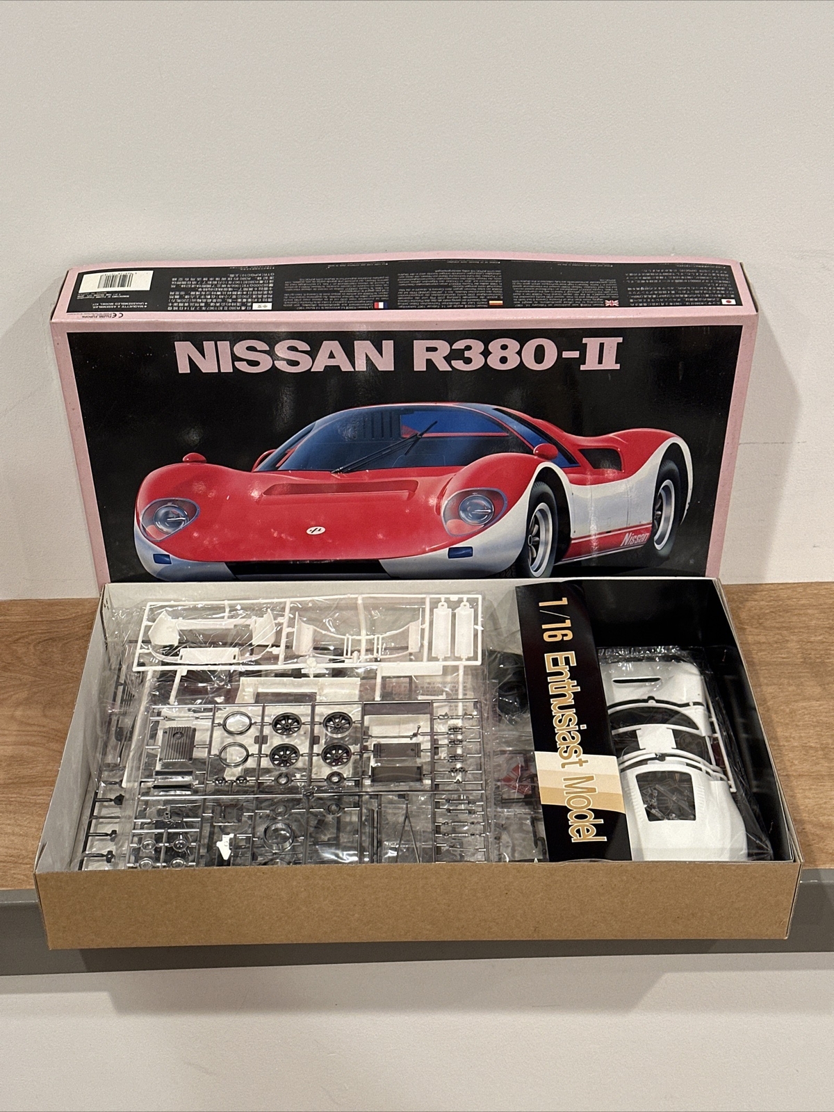 Enthusiast Model 1/16 Nissan R380-2 Vintage Plastic Model Kit ...
