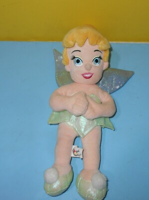 13" Disney Kids Tinker Bell Tinkerbell Soft Stuffed Plush Theme Park ...