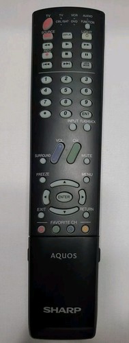 Original Sharp Aquos GA600WJSA Remote Control LC42D64U LC46D64U LC65D64U | eBay