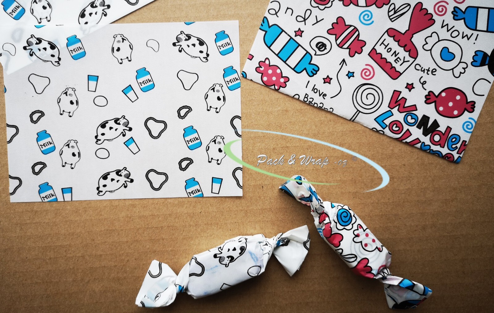 small wax paper nougat wrapper candy wrapping grease-proof 9*12 cm food ...