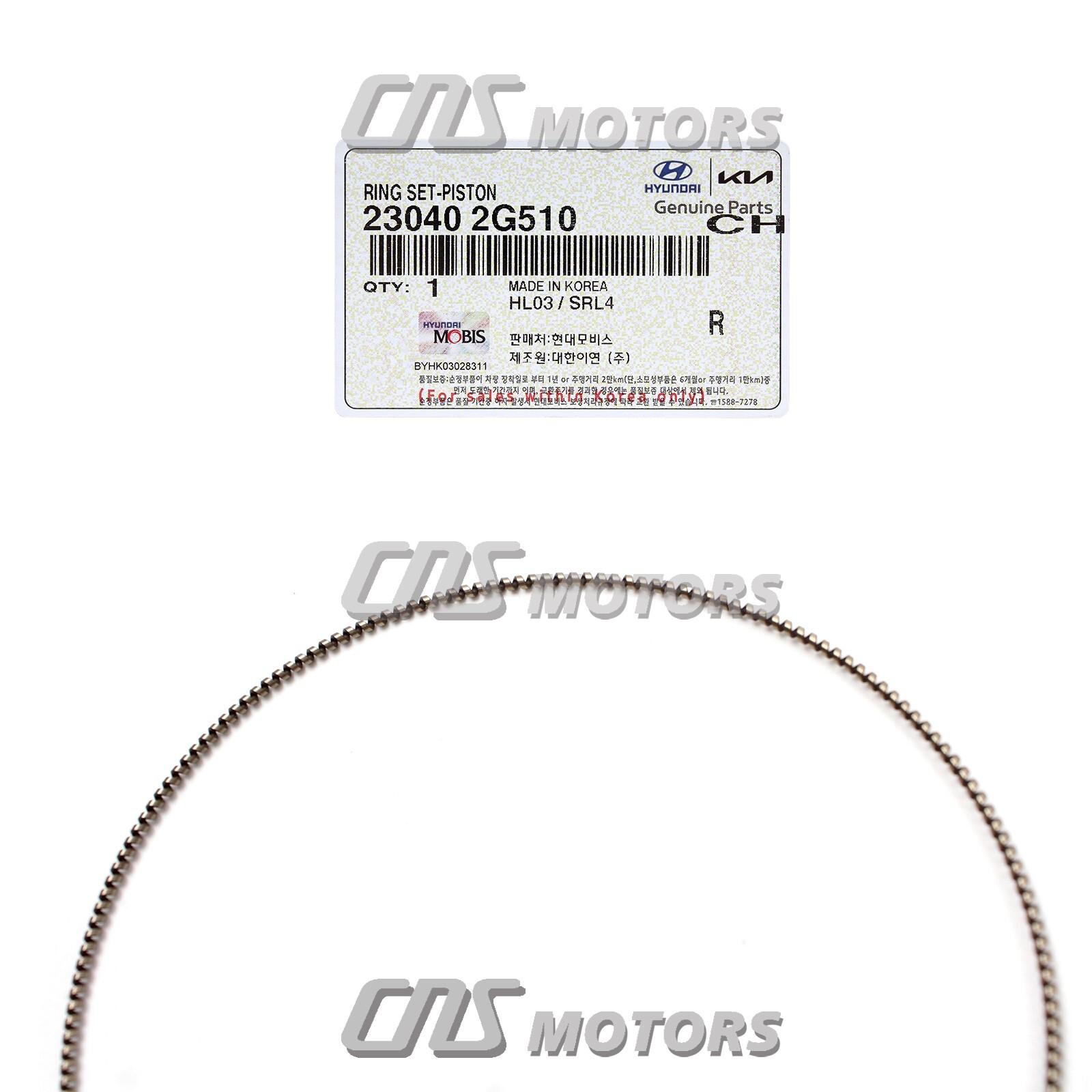 GENUINE Engine Piston Rings STD for 2013-2021 Kia Optima Sorento ...