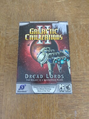Galactic Civilizations 2 DREAD LORDS for Windows PC CD-Rom - New ...