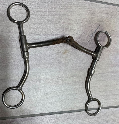 HORSE BIT - shanked snaffle mouth designed with some slide in shanks | eBay
