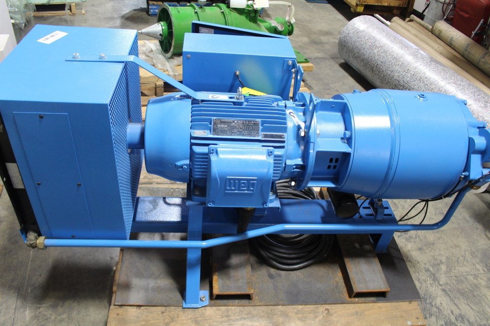 Hydrovane HV15 AIR COMPRESSOR WORKING NICE | eBay