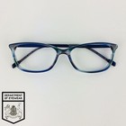 SPECSAVERS eyeglasses MOTTLED BLUE CATS EYE glasses frame MOD: SAPHIRE ...