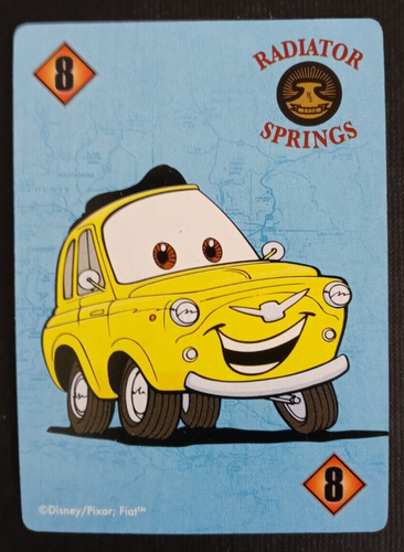 Disney Cars Go Fish Card Game Luigi Diamonds #8 | eBay