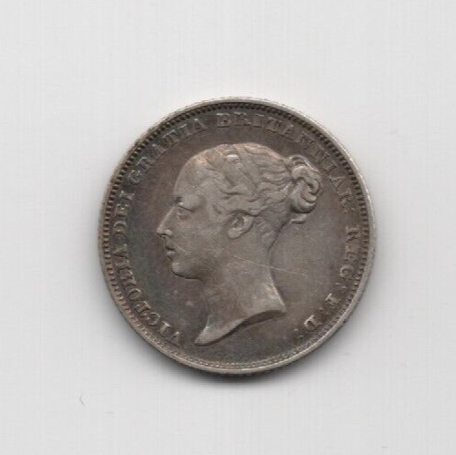 1838 SIXPENCE SIX PENCE GREAT BRITAIN BRITISH SILVER COIN ENGLAND UK ...