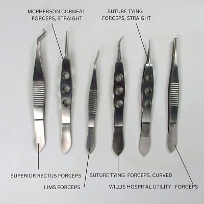 Corneal Forceps Suture Tying Forceps Lims Forceps Ophthalmic ...