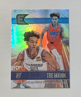 2021-22 Panini Chronicles Tre Mann Essentials RC #315 Oklahoma City ...