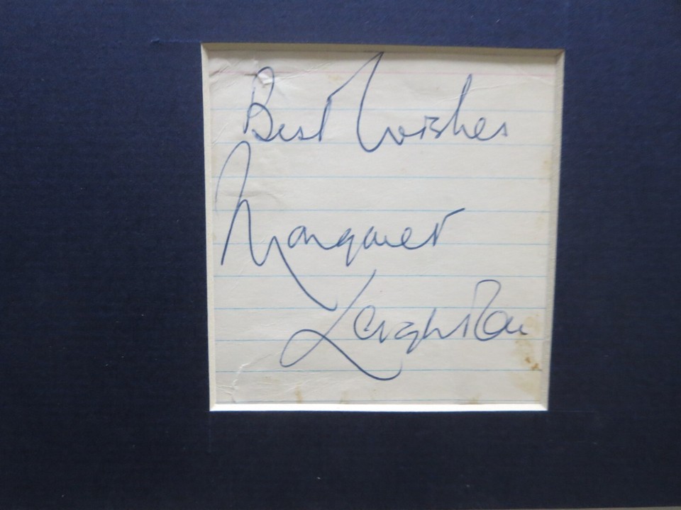 Henry Fonda - "The Best Man" & Margaret Leighton autograph as his wife ...