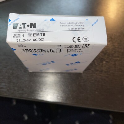EMT6. THERMISTOR MOTOR PROTECTION RELAY 24-240AC/DC. EATON-MOELLER | eBay