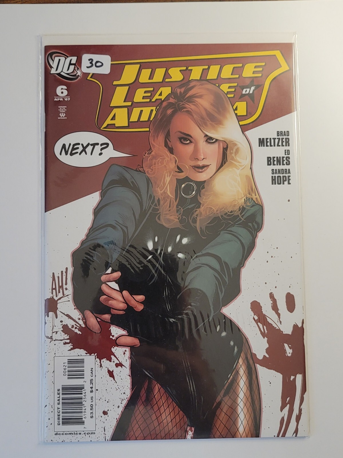 Justice League of America 6 Adam Hughes 1/10 Black Canary Cover 2007 | eBay