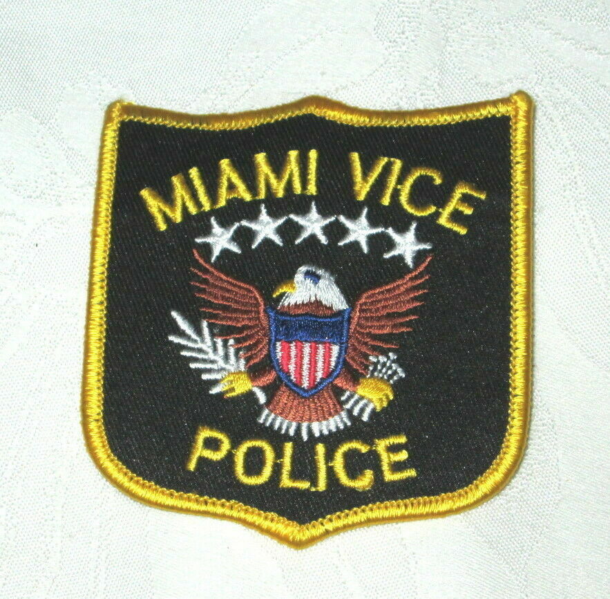 **MIAMI VICE POLICE PATCH - NEW** | eBay