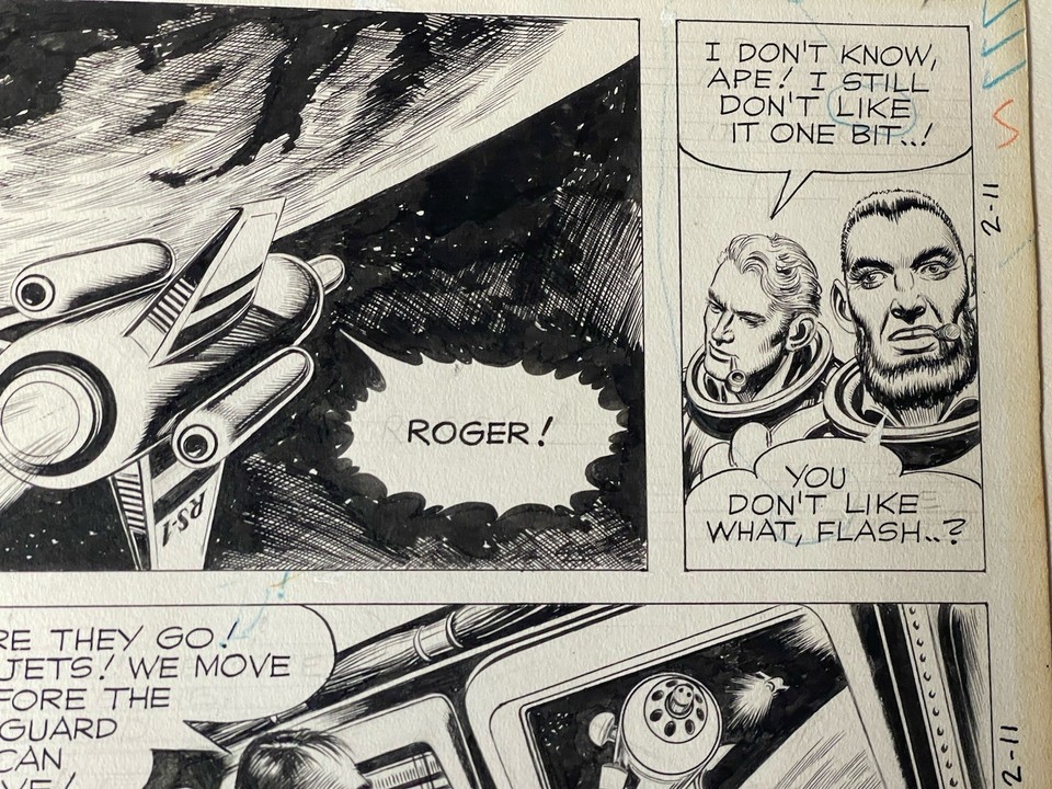 Mac Raboy Flash Gordon Sunday Comic Strip Original Art 2-11-62 (King ...