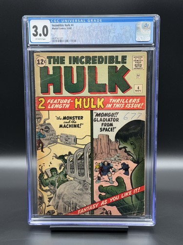 The Incredible Hulk #4 - (1962) Origin Retold - Marvel Comics - Custom ...
