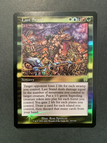 Last Stand Foil MTG apocalypse | eBay