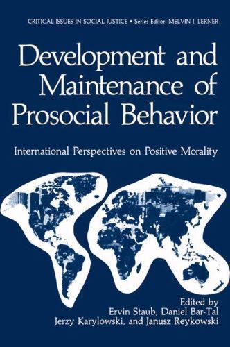 Development and Maintenance of Prosocial Behavior : International ...