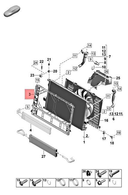 Genuine Porsche Retaining Frame PAE-121-068-A for sale online | eBay