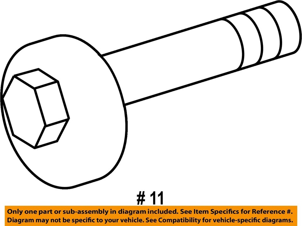 GM OEM 10-19 Cascada Suspension Components-Yoke Adjust Bolt 13258055 | eBay