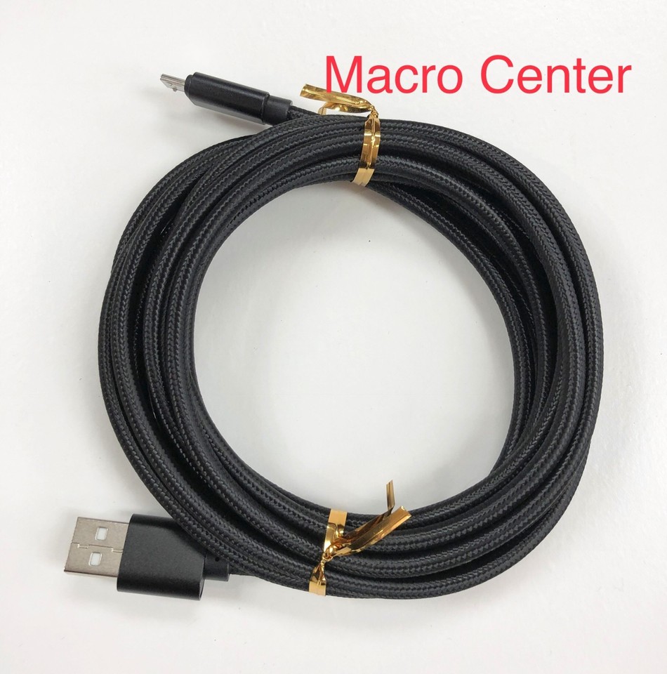 3x 10ft Micro USB/ V9 Heavy Duty Charging Cord | eBay