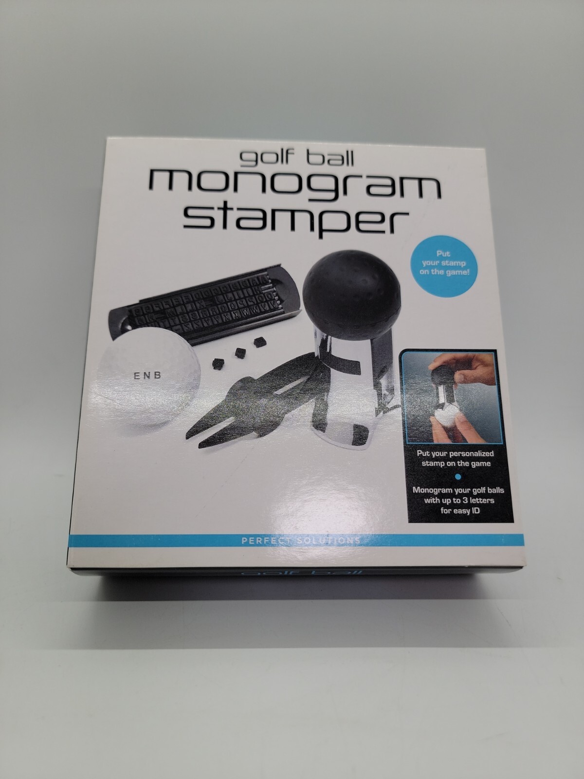 Perfect Solution Golf Ball Monogram Stamper Press and Dry Personalizes ...