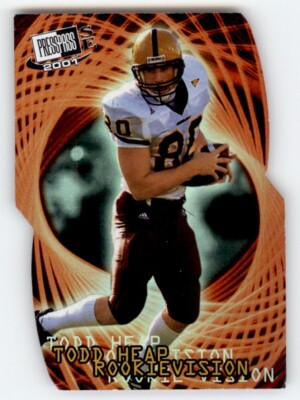 2001 Press Pass SE Rookievision Todd Heap Arizona State Sun Devils # ...