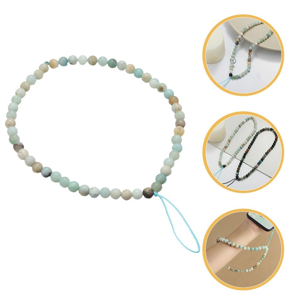 Phone Charm DIY Accessory Mobile Chain Strap Anti Theft Lanyards Beaded ...