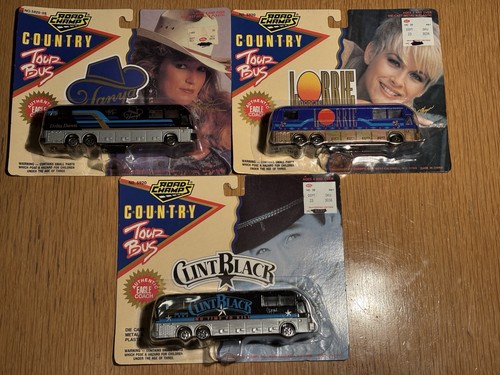 VINTAGE 1993 Road Champs Country Tour Bus Clint Black Tanya Tucker ...