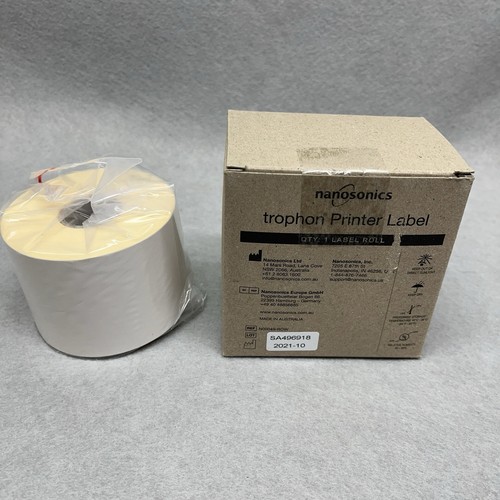 LOT OF 4 ROLLS Trophon Nanosonic Direct Thermal Printer Labels N00049 ...