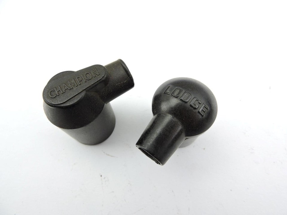 Lodge and Champion Bakelite Spark Plug Caps Triumph Norton BSA ...