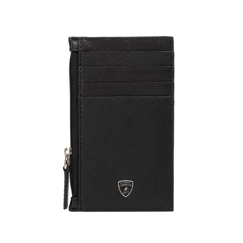 Lamborghini Leather Wallet Black | eBay