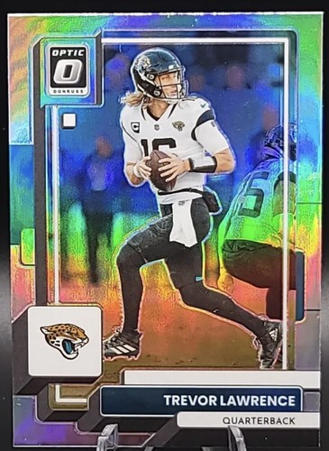 2022 Donruss Optic Football TREVOR LAWRENCE Silver Holo Prizm #88 Jaguars | eBay