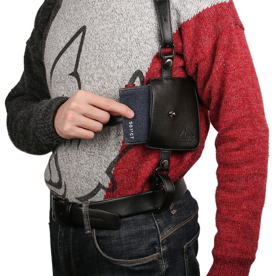 Anti-Theft Hidden Underarm Strap Wallet Pocket Holster Phone Double ...