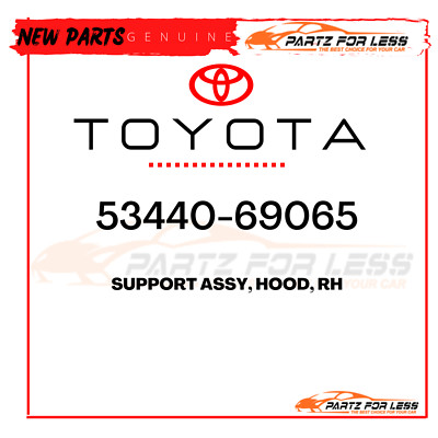 53440-69065 TOYOTA GENUINE SUPPORT ASSY, HOOD, RH 5344069065 NEW OEM | eBay
