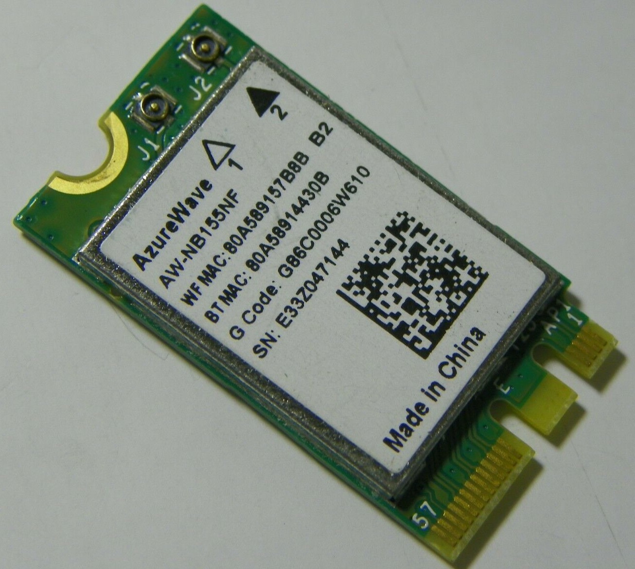 New Toshiba OEM G86C0006W610 Broadcom BCM943142Y 802.11bgn BT M.2 Mini ...