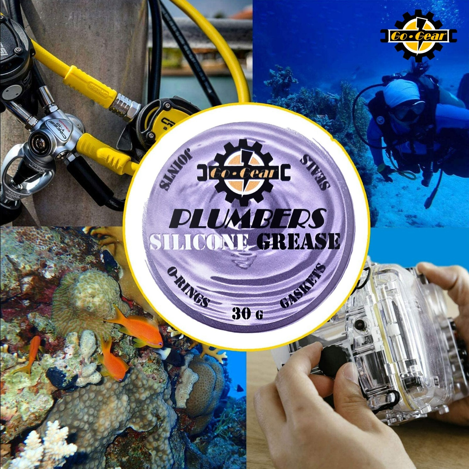 SILICONE GREASE For Plumbers O Rings Gaskets Taps Seals Airsoft Diving ...