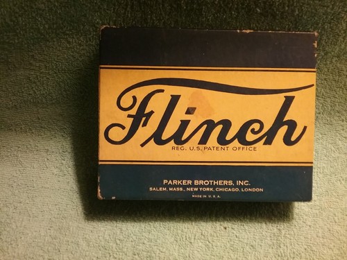 Flinch Card Game Parker Brothers Original Box With Instructions Vintage ...