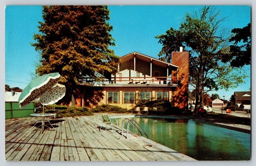 Postcard Ashley Motel & Restaurant - Indianapolis Indiana - Chrome | eBay