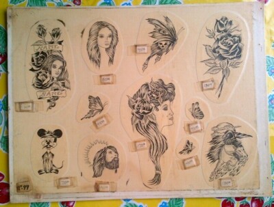 COL TODD TATTOO LEGEND - LARGE VINTAGE ORIGINAL CHOLO STYLE TATTOO ...